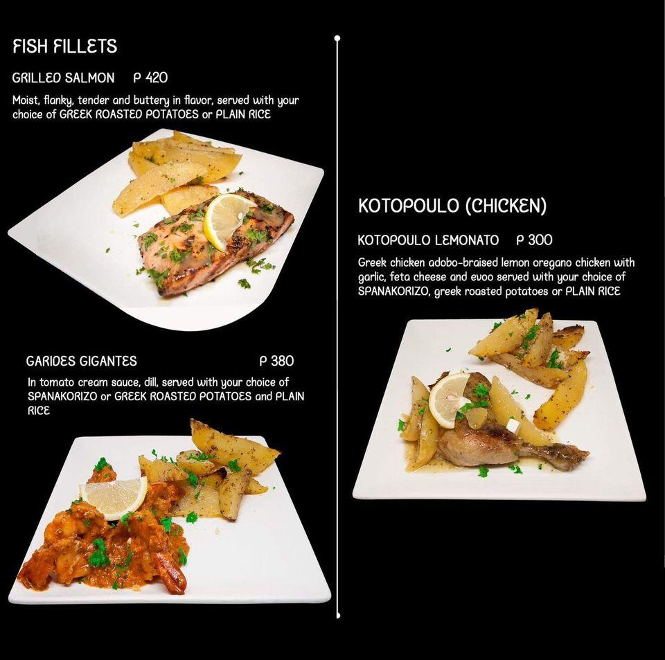 Menu at Q Kitchen restaurant, Tacloban City
