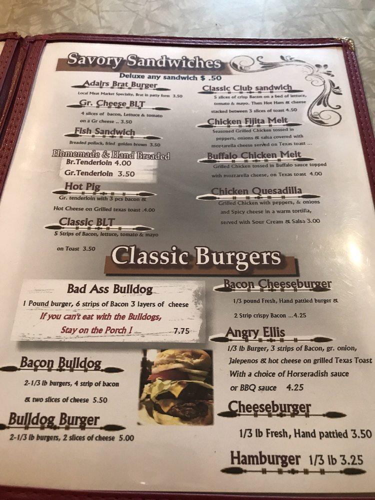 Menu at Briar Patch pub & bar, Pennville, 190 S Washington St