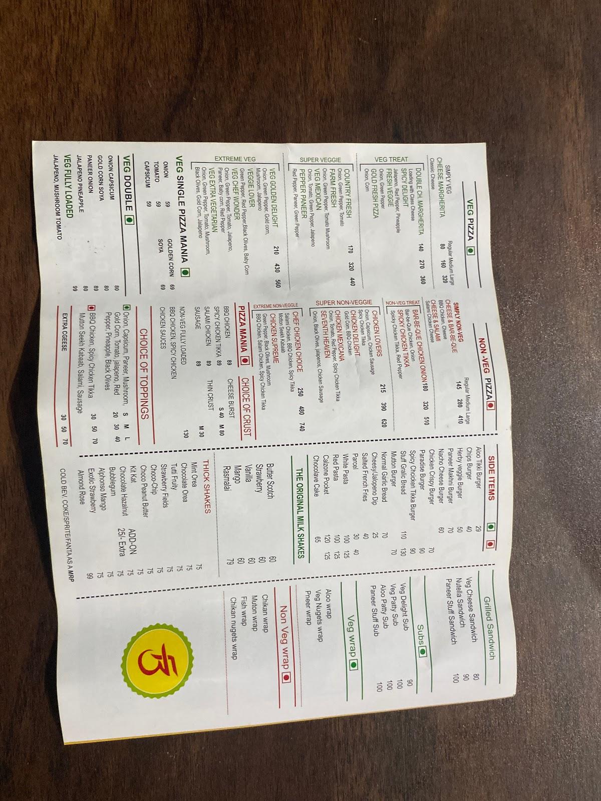 Menu at Food friends fun, Bhadson