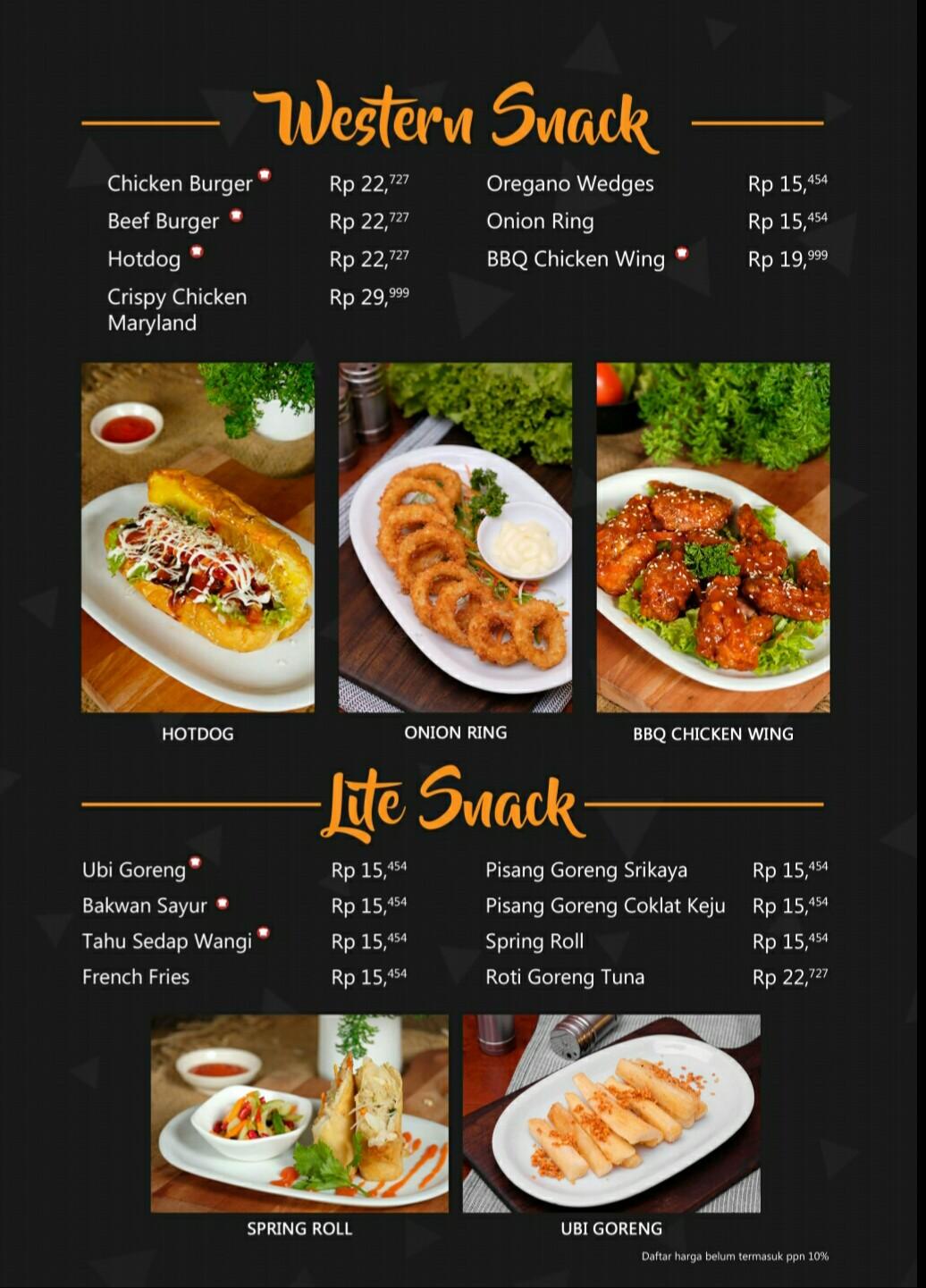 Menu at The Chicken Holic Manhattan restaurant, Medan