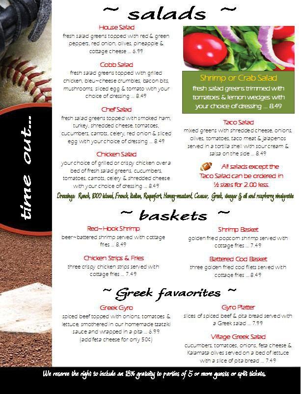 Menu at The Pressbox pub & bar, Pocatello