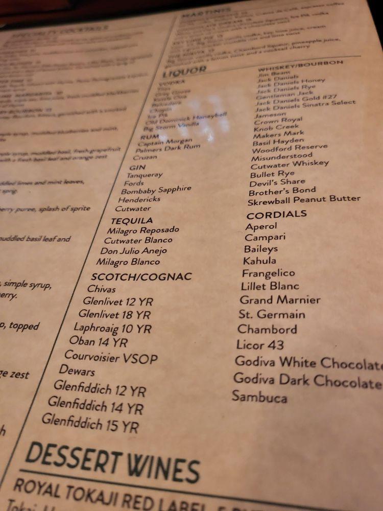 Menu at The Kitchen restaurant, Safety Harbor