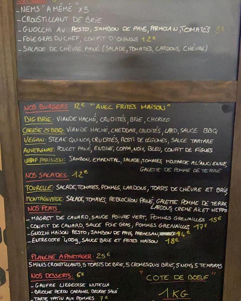 Menu au LA TOURELLE 77 restaurant, Tournan-en-Brie
