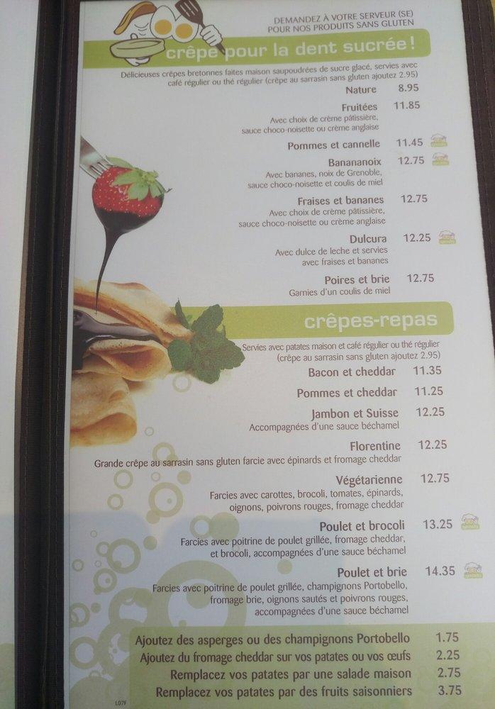 Menu at COCO LOCO restaurant, Laval, 346 Bd du Curé-Labelle