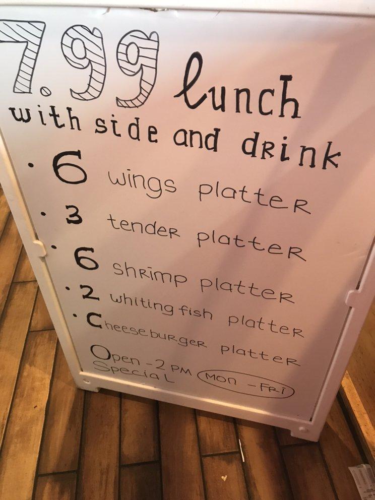 Menu at Atlanta Wings restaurant, Philadelphia, S Bucknell St