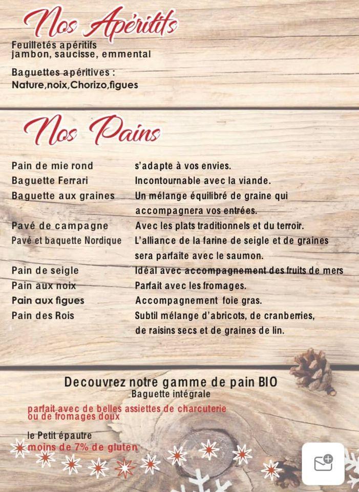 Menu au Maison Ferrari restaurant, Brindas