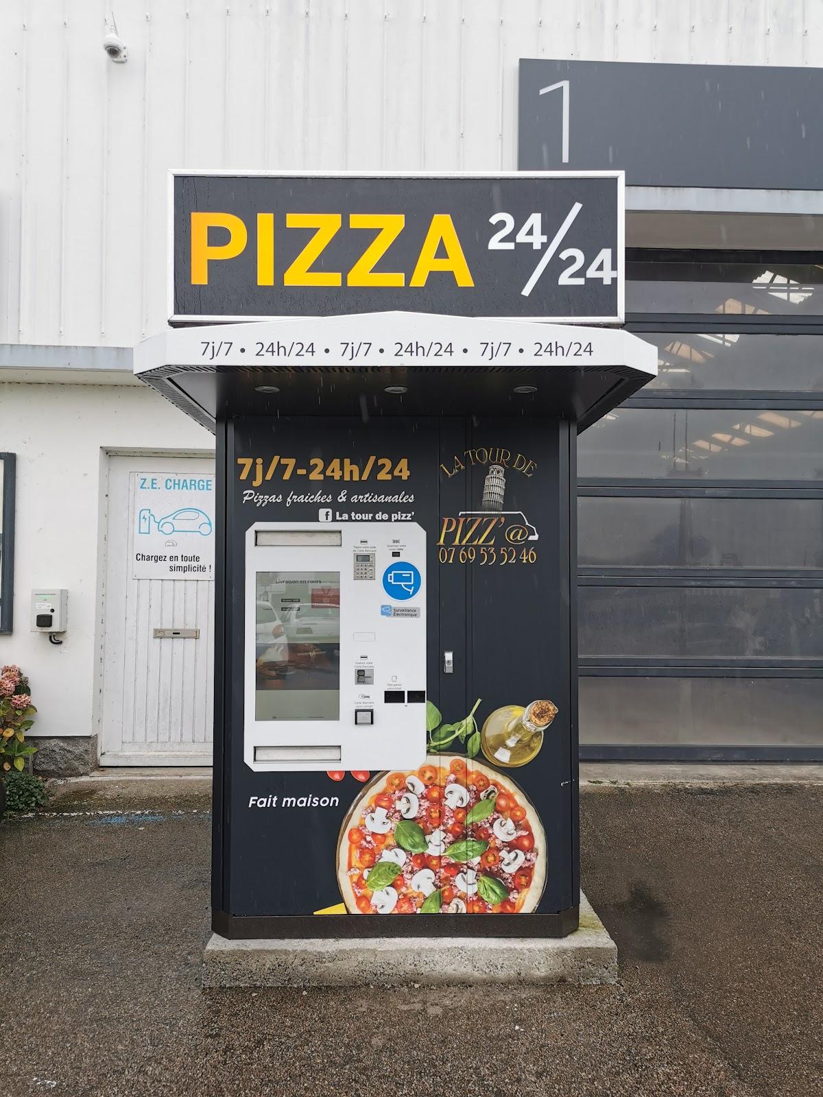 Distributeur à pizza - La Tour de Pizz'@, Le Conquet - Menu du ...