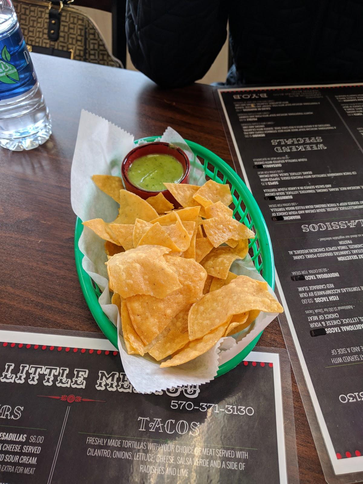 Menu at My Little Mexico restaurant, Wilkes-Barre Township