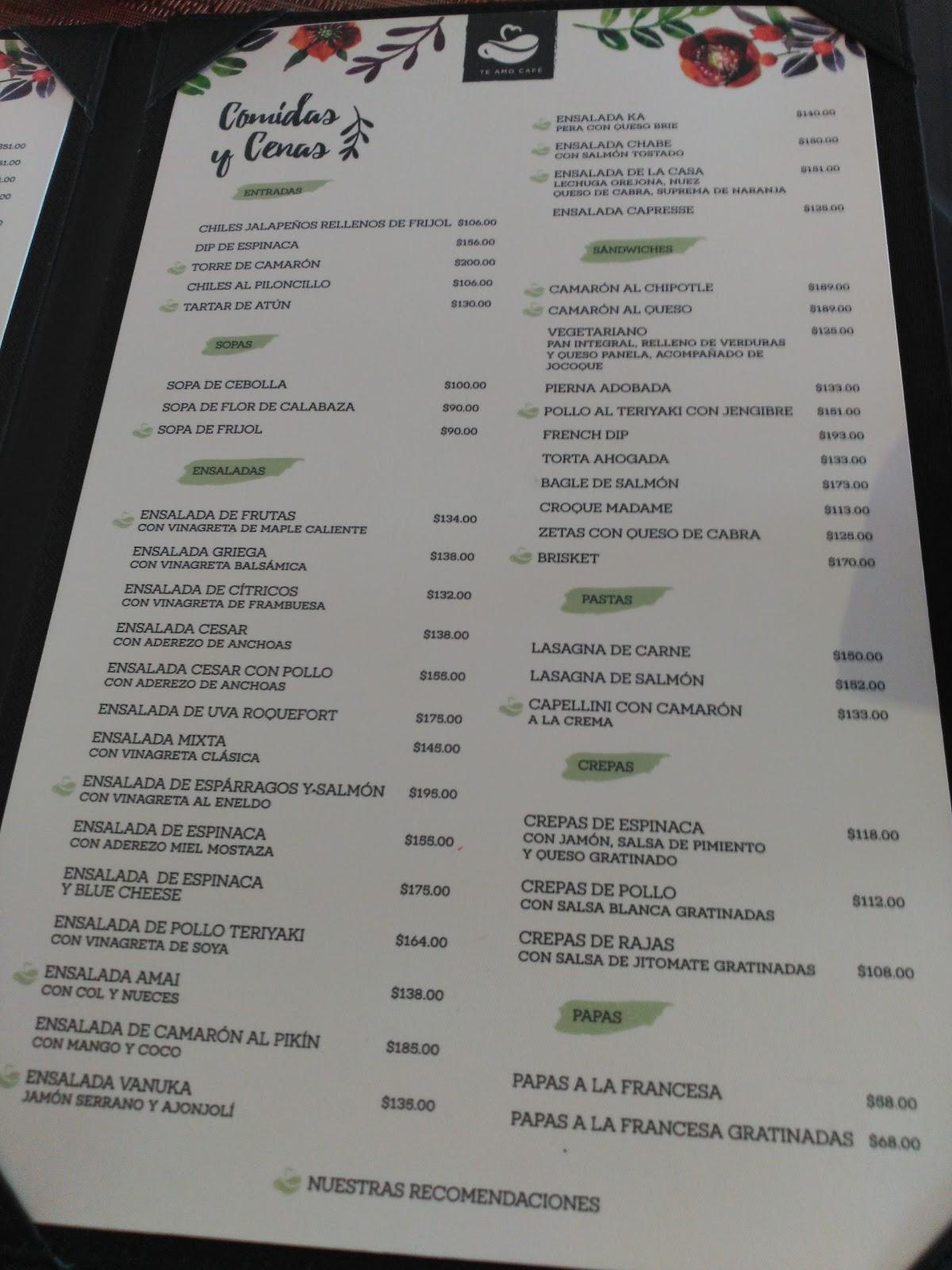 Carta de Te Amo Café, Santiago de Querétaro, Álamos 87