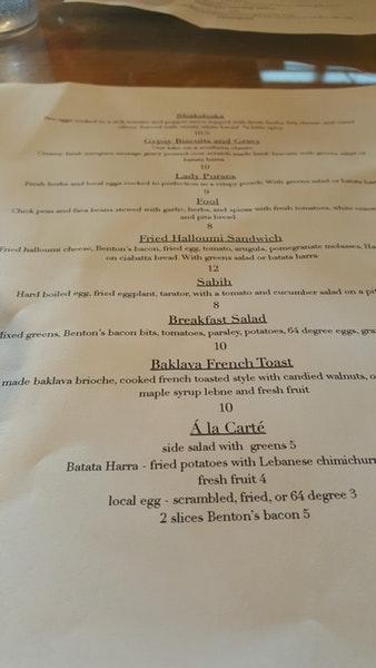 Menu at Gypsy Queen Market, Deli & Food Truck restaurant, Asheville