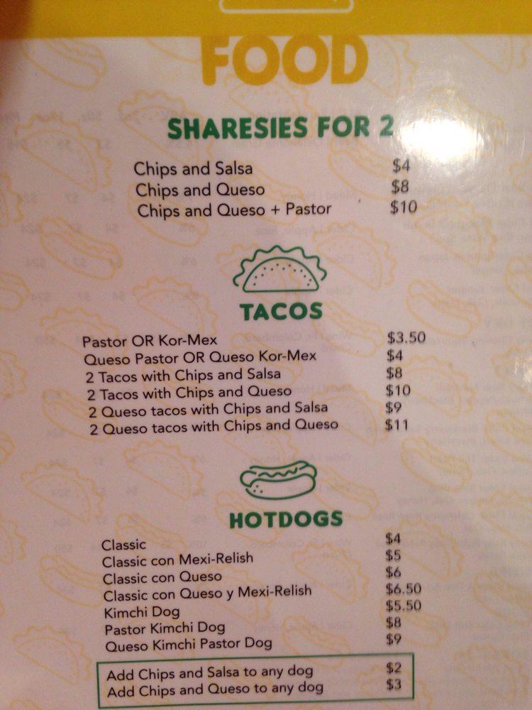 Menu at Local Cider pub & bar, Tulsa