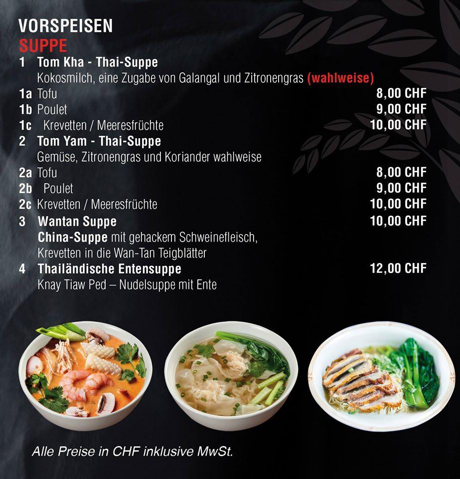 Menu da Umami Oerlikon, Zurigo