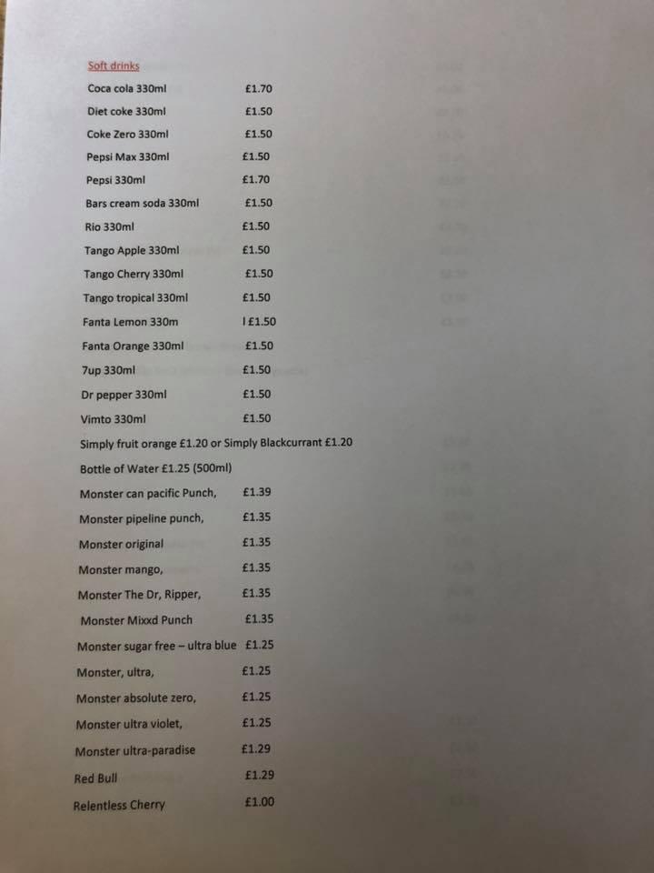 Menu at Brunch Lunch and Munch cafe, Exmouth, 18 Parade