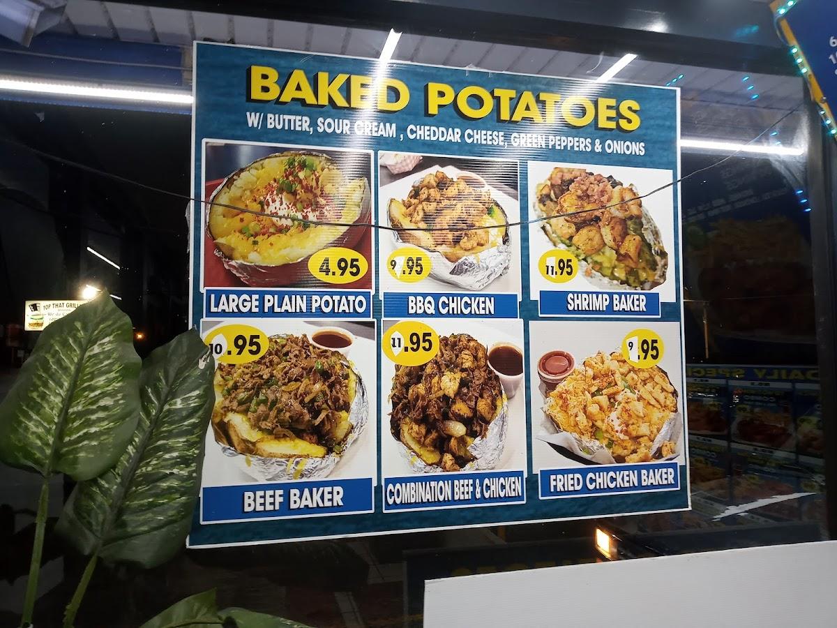 Menu at Boston Fish Supreme restaurant, Birmingham, Bessemer Rd