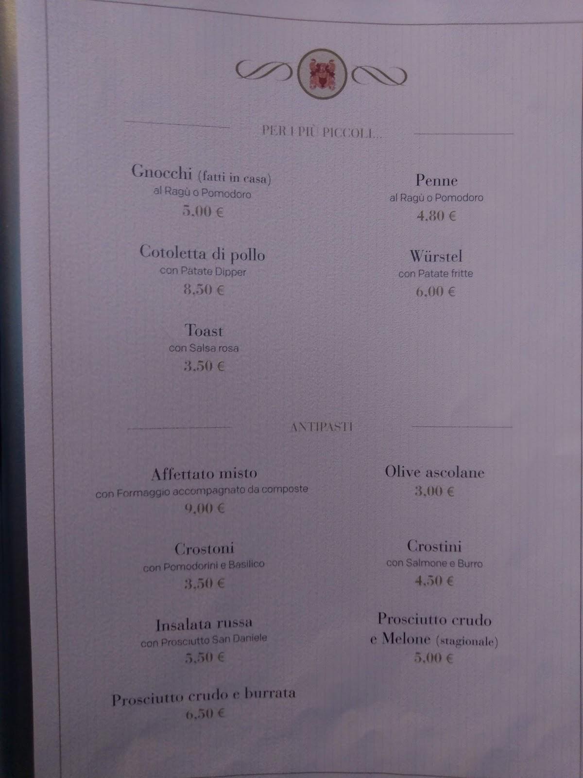 Menu da Pizzeria Da Volpe, Altivole