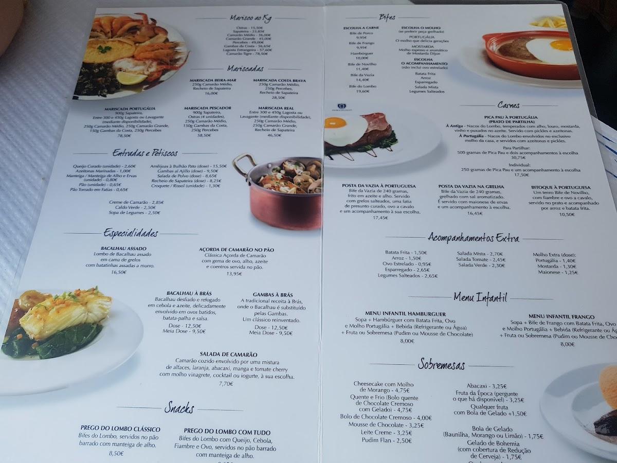 Menu em Portugália Balcão e Restaurante, Lisboa, Alameda dos Oceanos 10611A