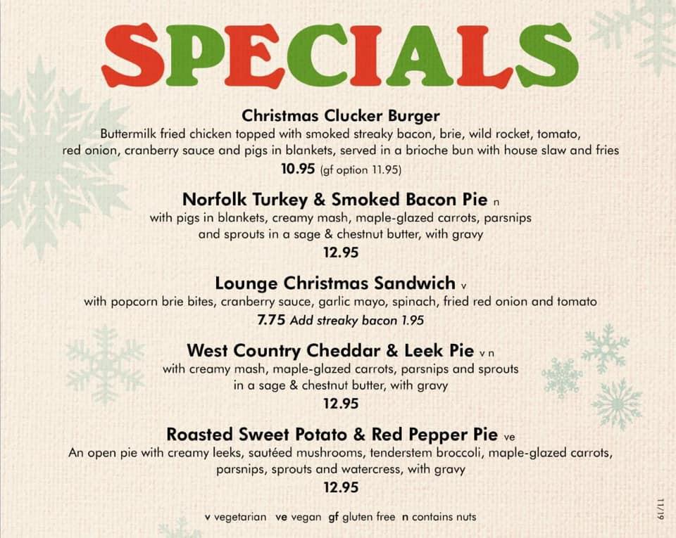 Menu at Verdo Lounge pub & bar, Sutton Coldfield