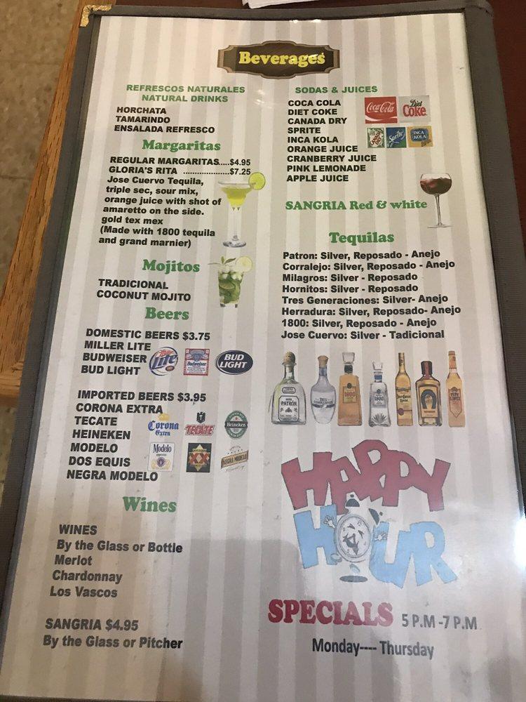 Menu at El Pollo Ranchero Inc restaurant, Alexandria, Richmond Hwy