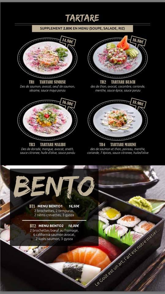 Menu at ACE SUSHI restaurant, Saint-Brieuc, 43 Rue de Gouédic