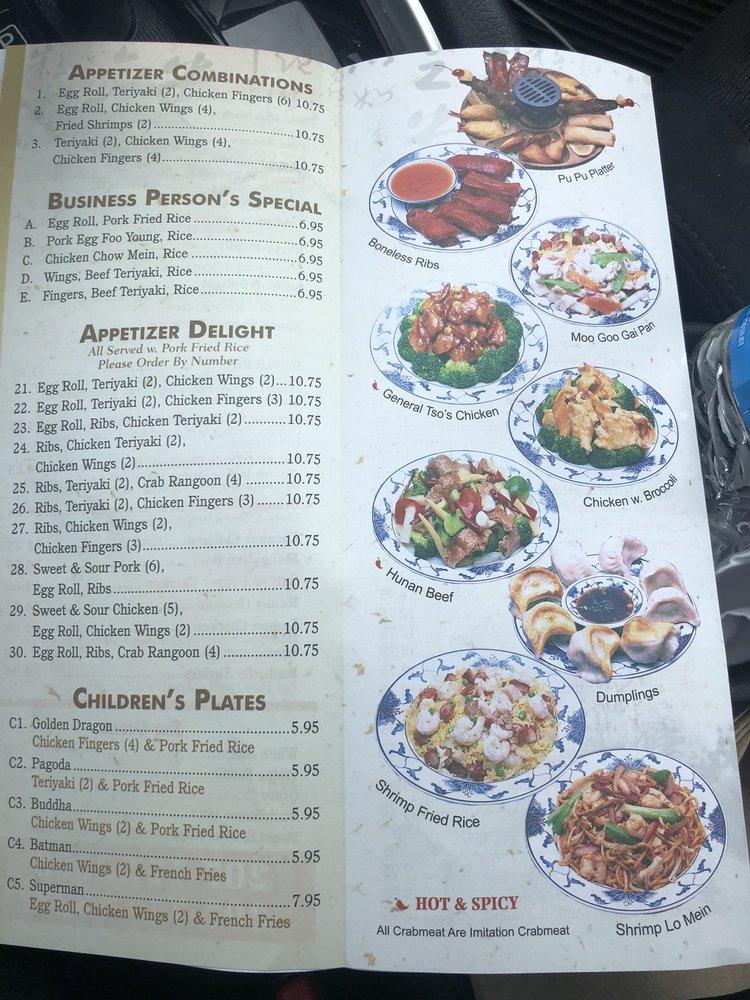 Menu at Canton Wok restaurant, Lewiston