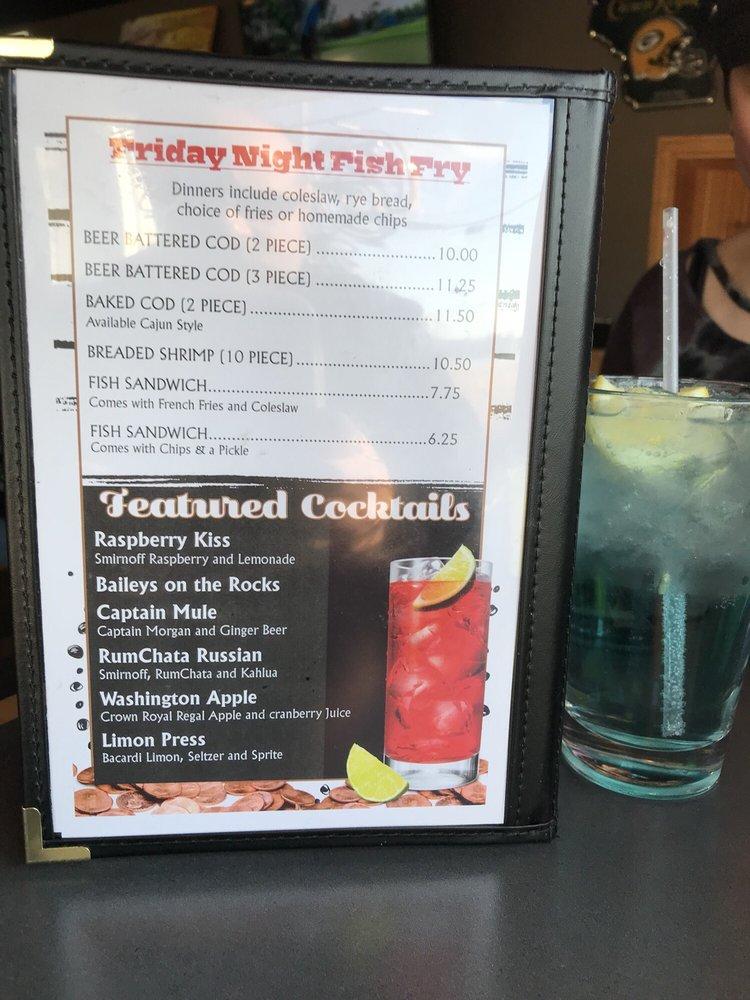Menu at Penny Bar, Wind Lake