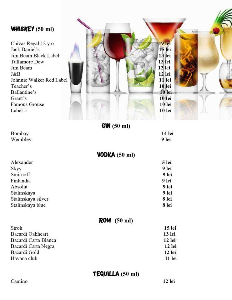 Menu at Taho, Petroșani