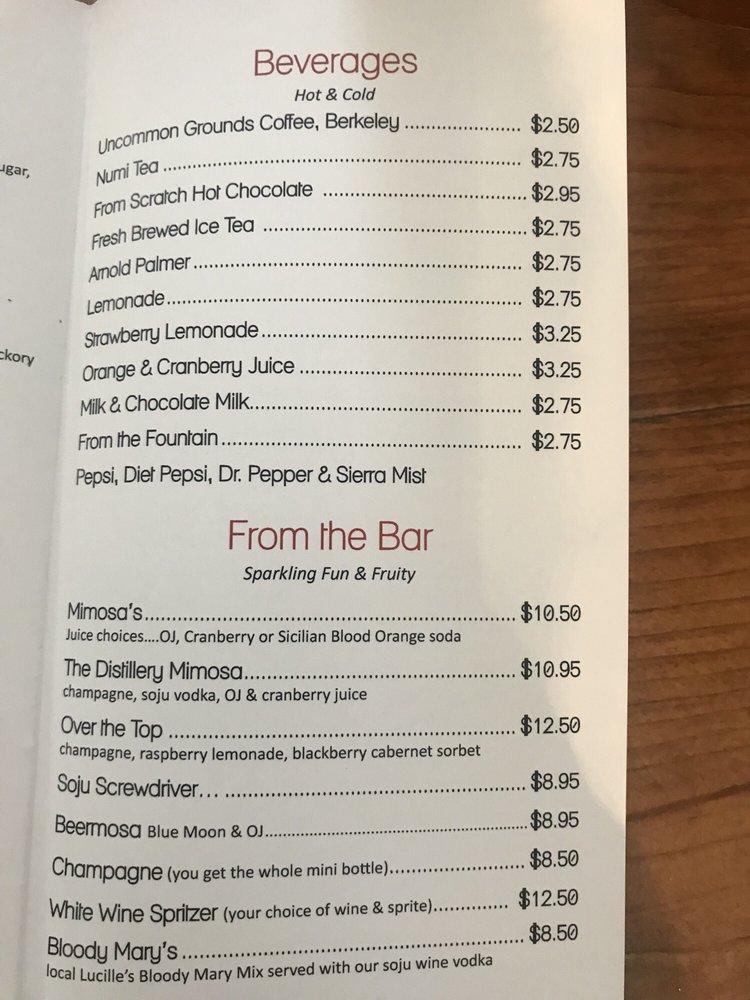 Menu at Town & Country Cafe, Tracy