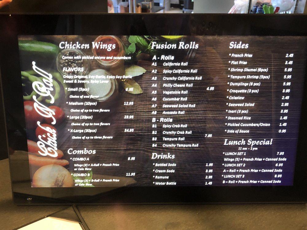Menu at Chick N Roll (Portsmouth) restaurant, Portsmouth