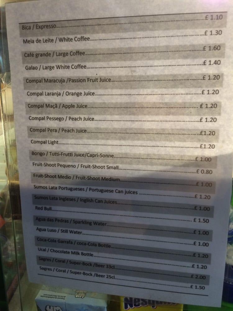 Menu at Mad cafe and deli, Southampton