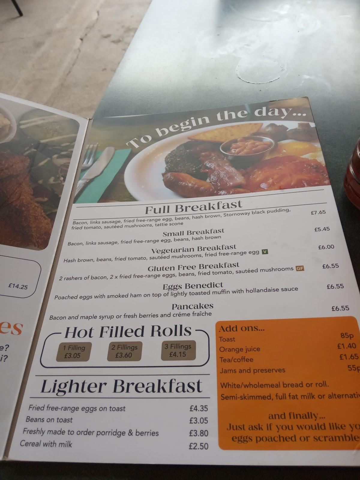 Menu at The Coach House Bar & Restaurant, England