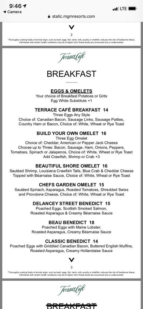 Menu at Atrium Cafe, Biloxi, 875 Beach Boulevard