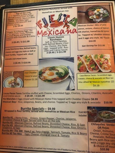 Menu at Yankee Doodle Restaurant, Wormleysburg