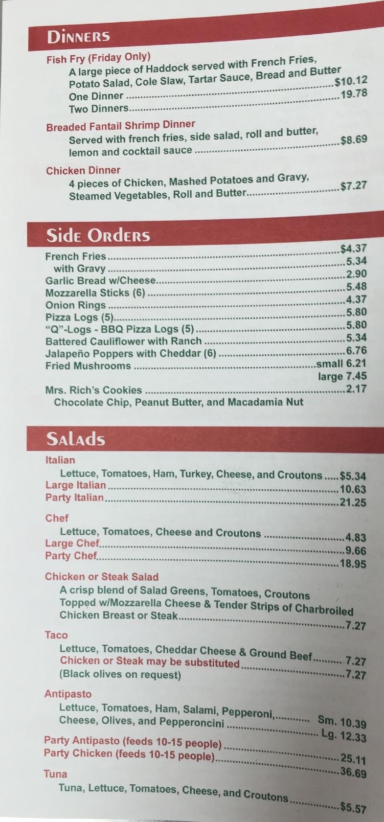 Menu at Imperial Pizza - Abbott Road pizzeria, Buffalo, Abbott Rd