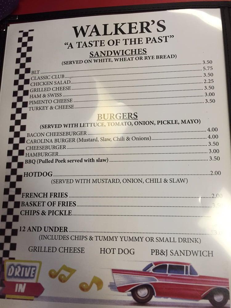 Menu at Mayberry Soda Fountain restaurant, Mount Airy