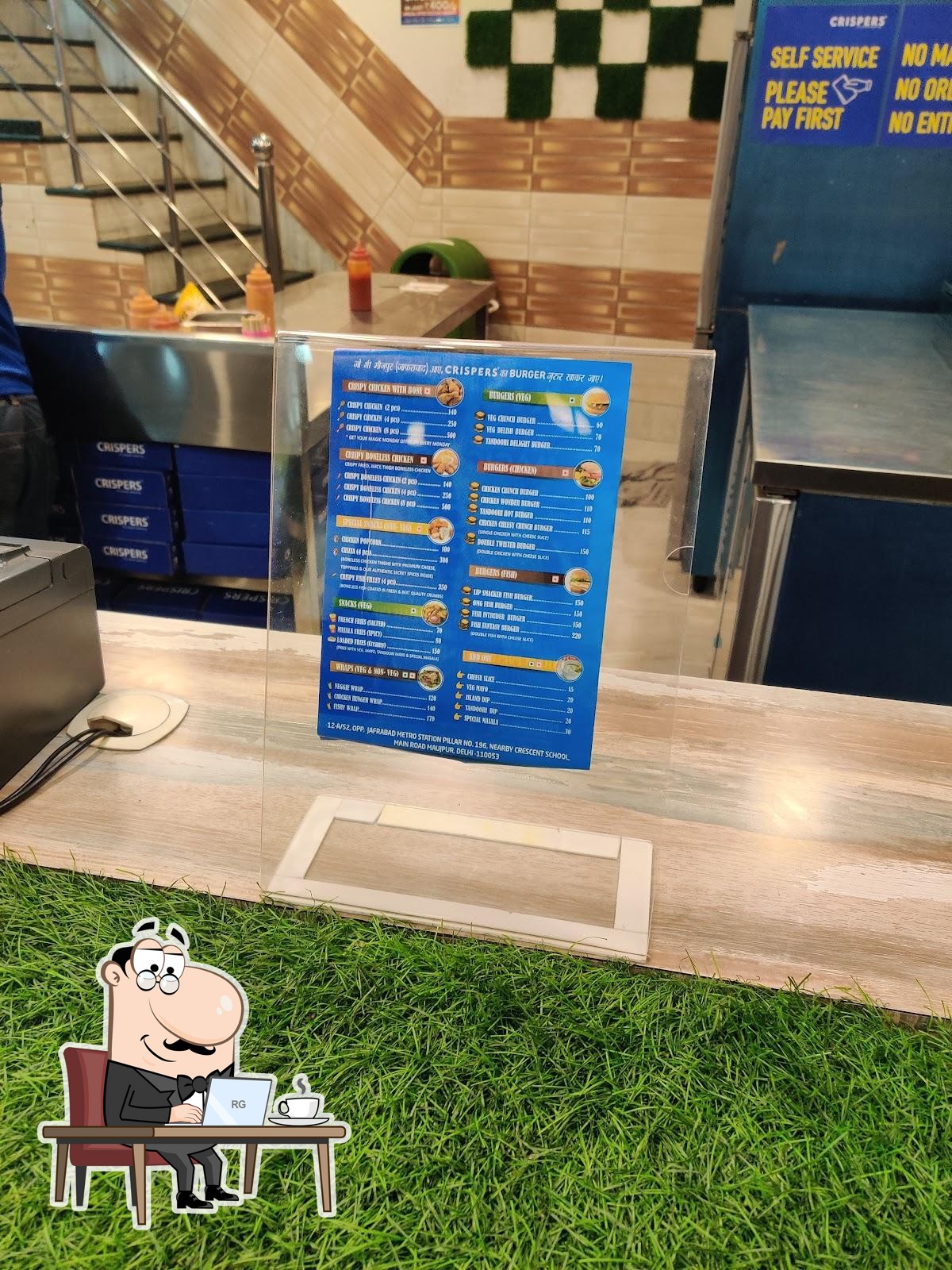 CRISPERS, Delhi, Jaffrabad - Restaurant menu, prices and reviews