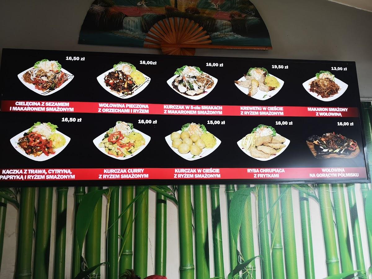 Menu at Bar MIHA, Łomianki