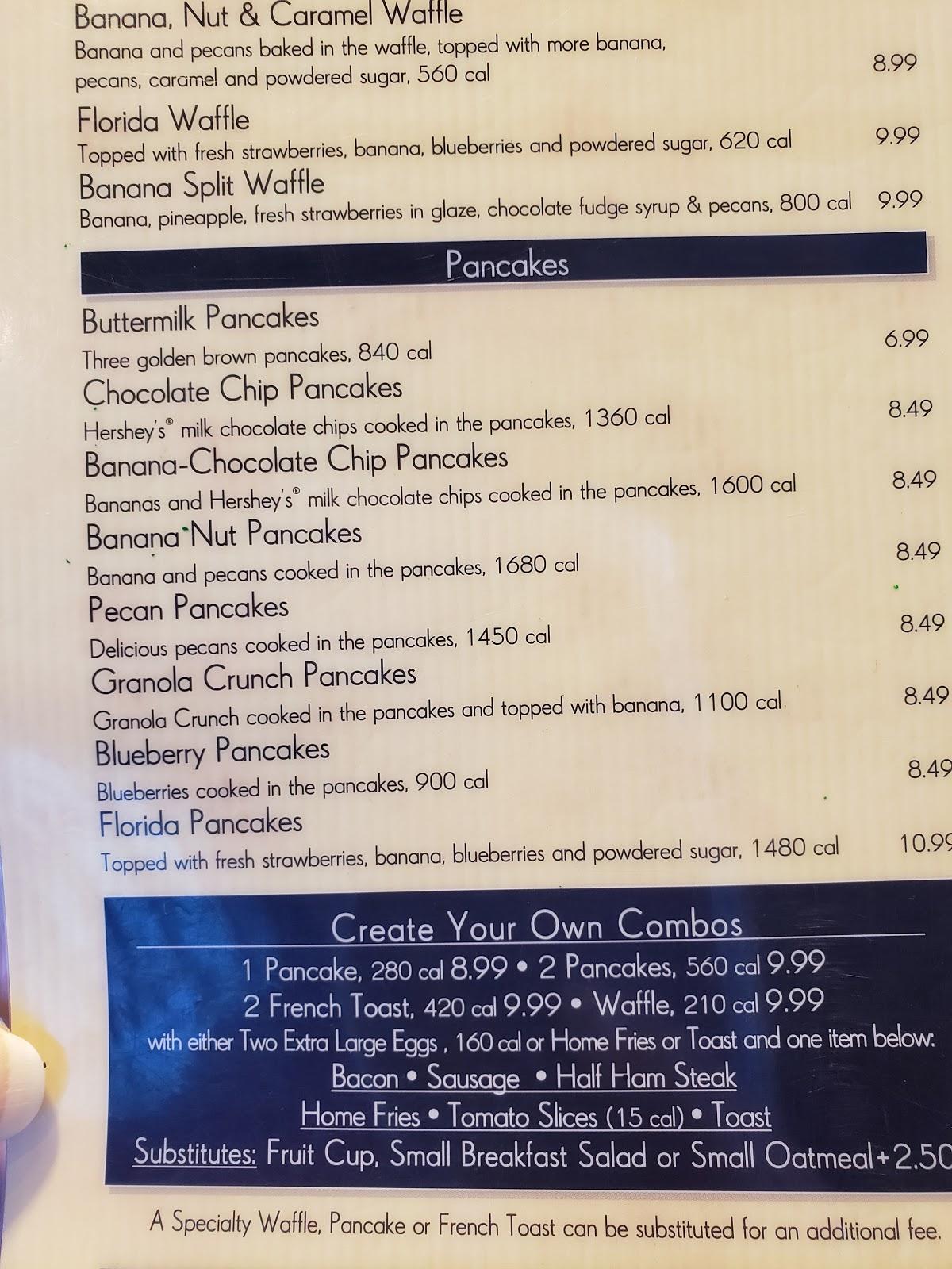 Menu at Keke's Breakfast Cafe, West Melbourne, W New Haven Ave