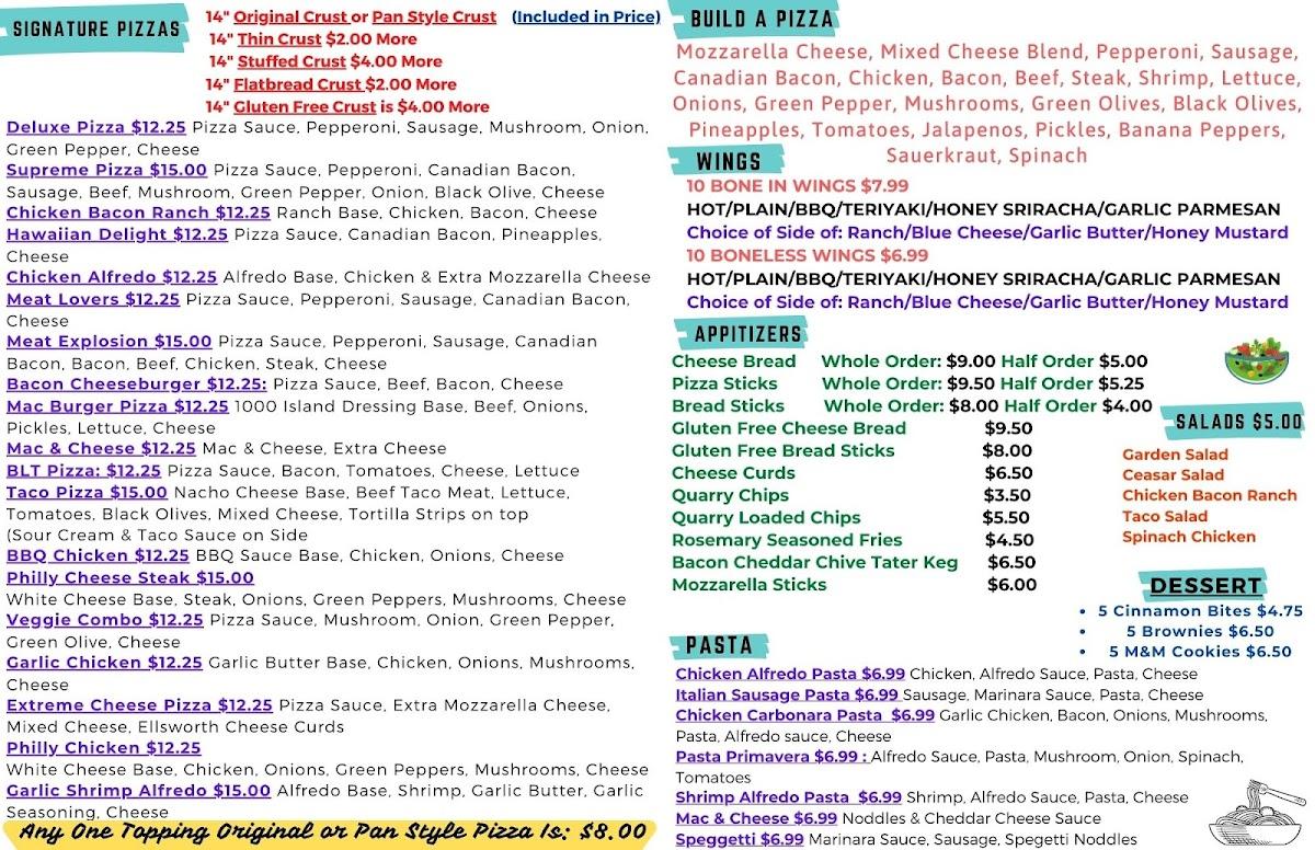 Sandstone Pizza & Deli in Sandstone - Restaurant menu and reviews