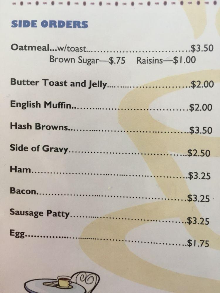 Menu at The Koffee Kup pub & bar, Arnolds Park