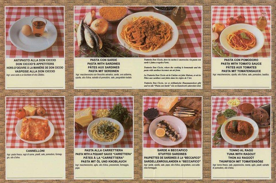 Menu da Trattoria Don Ciccio Sas ristorante, Bagheria