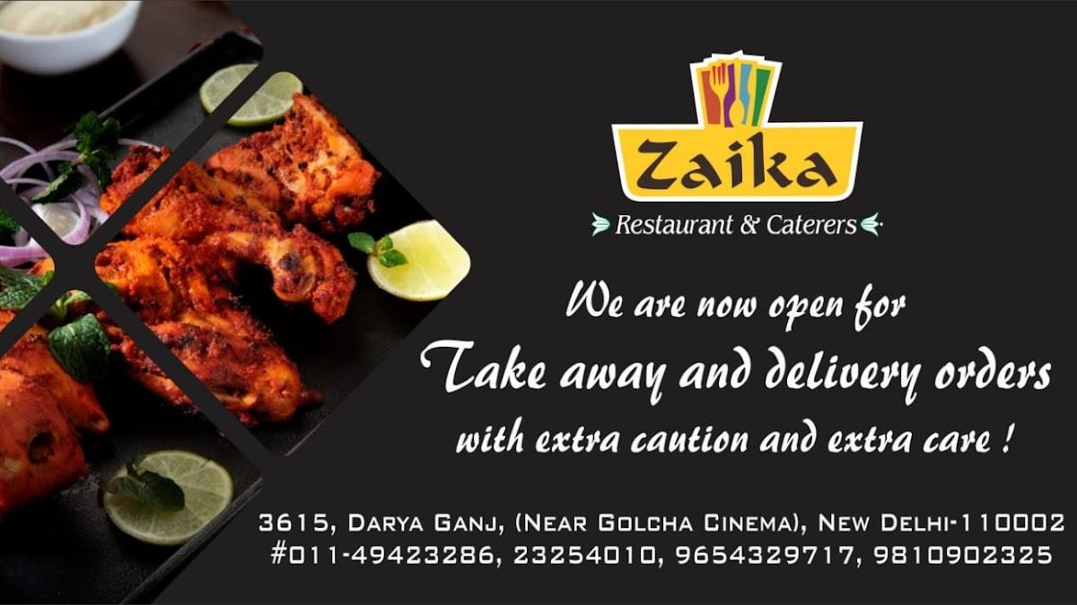 Menu at Zaika Foods, New Delhi