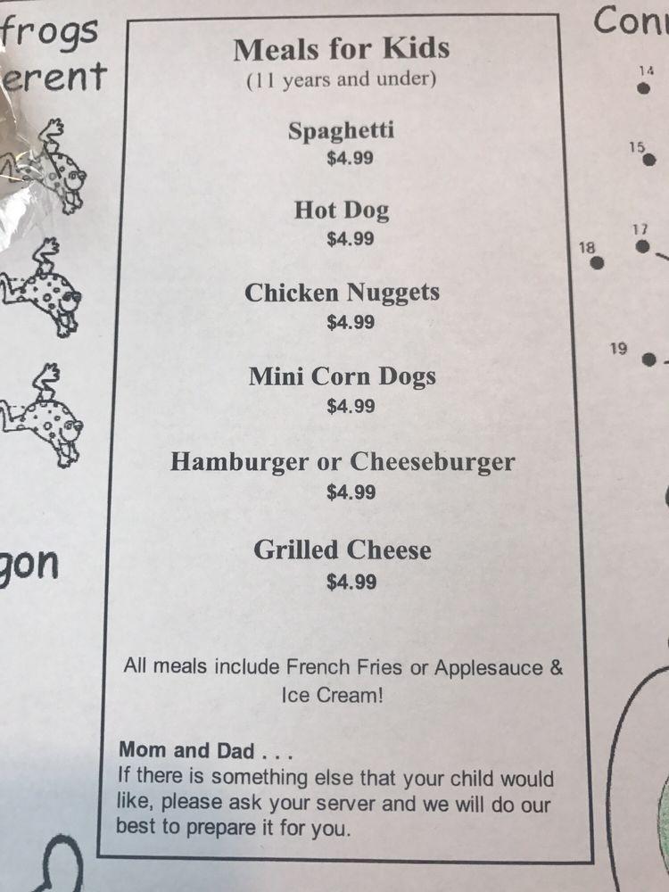 Menu at Family Table restaurant, Eagle Grove