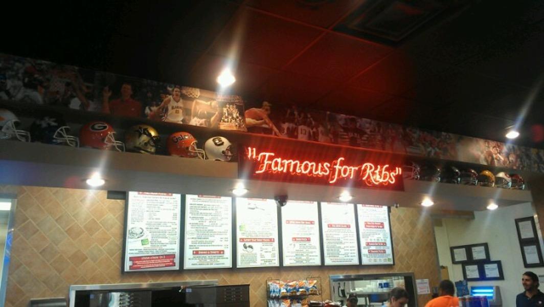 Menu at Full Moon Bar-B-Que, Bessemer, Bond Boulevard