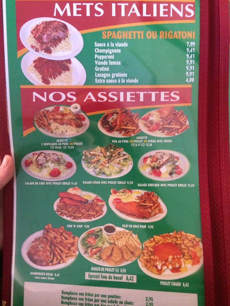 Menu at Restaurant Deli Green Stop, Montréal