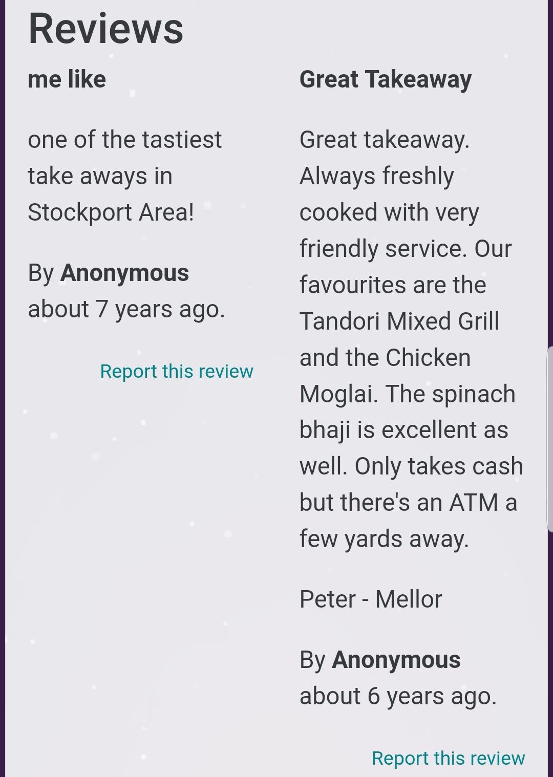 Menu at The Bay Of Bengal restaurant, Romiley