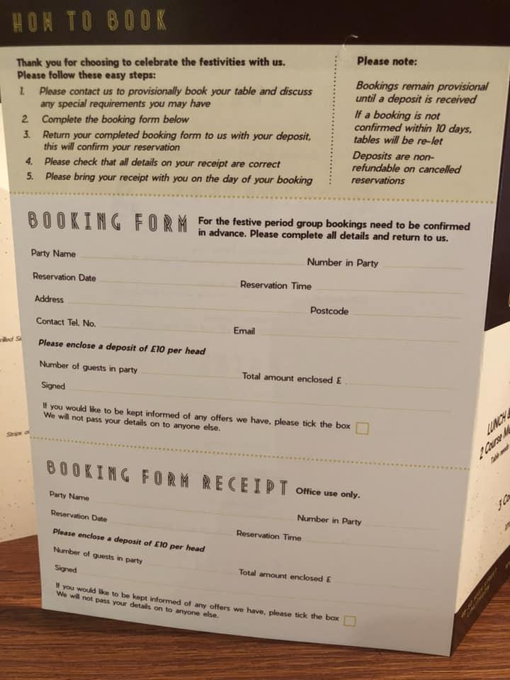 Menu at Bar Leo, Linlithgow