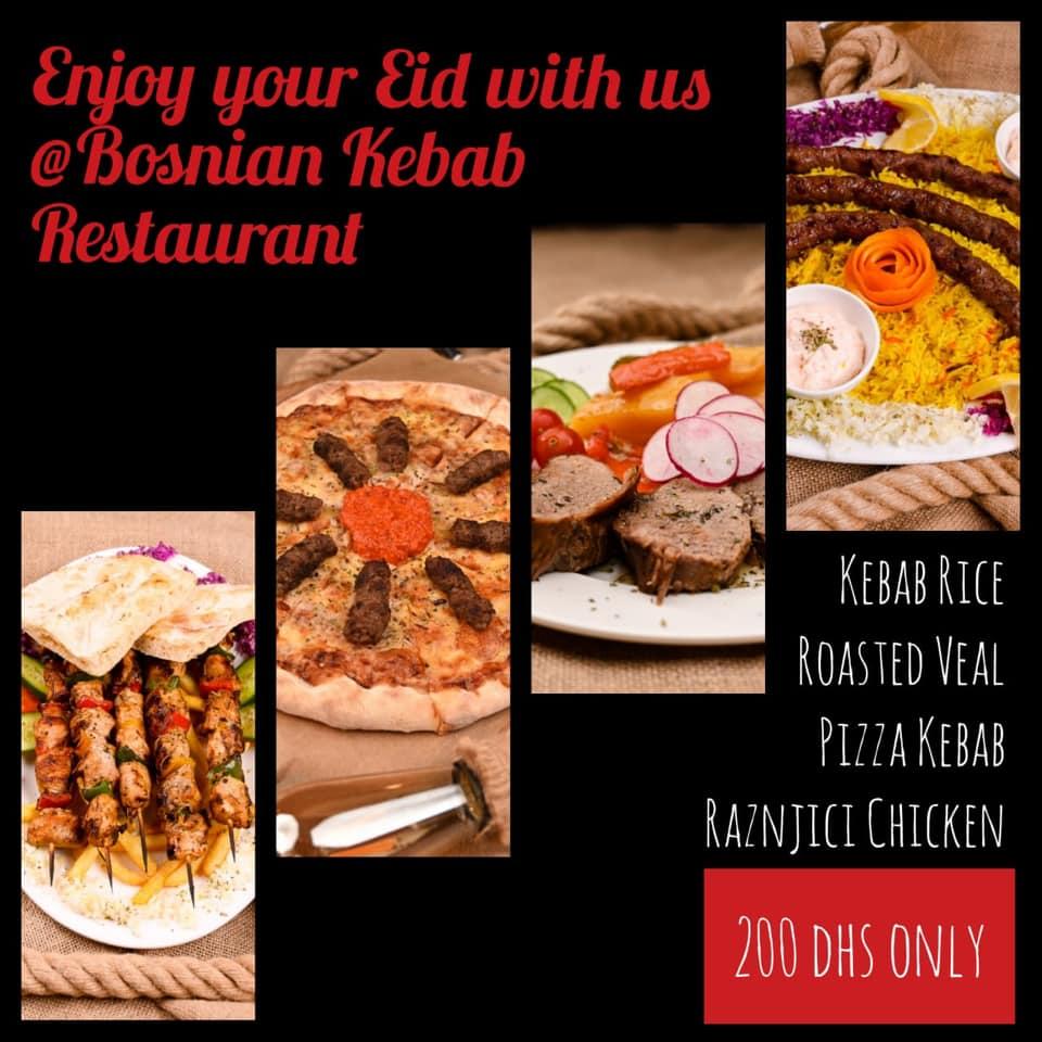 Menu at Bosnian Kabab Restaurant, Fujairah, Fujairah Corniche