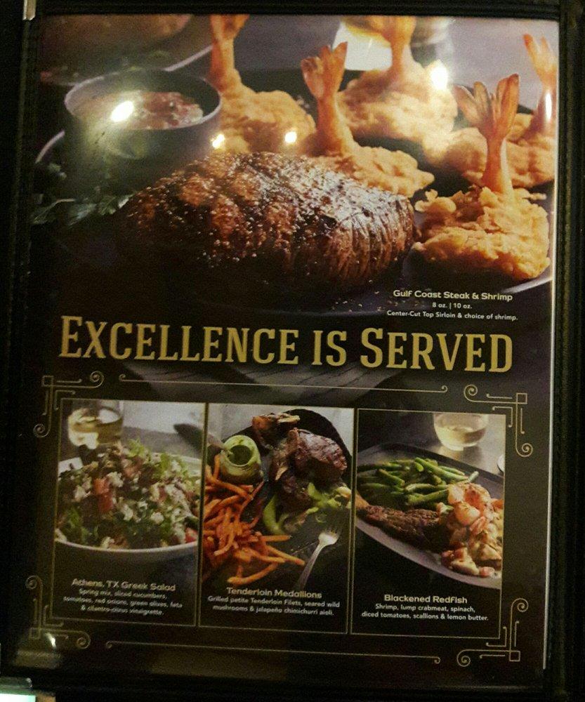 Menu at Saltgrass Steak House steakhouse, Corpus Christi
