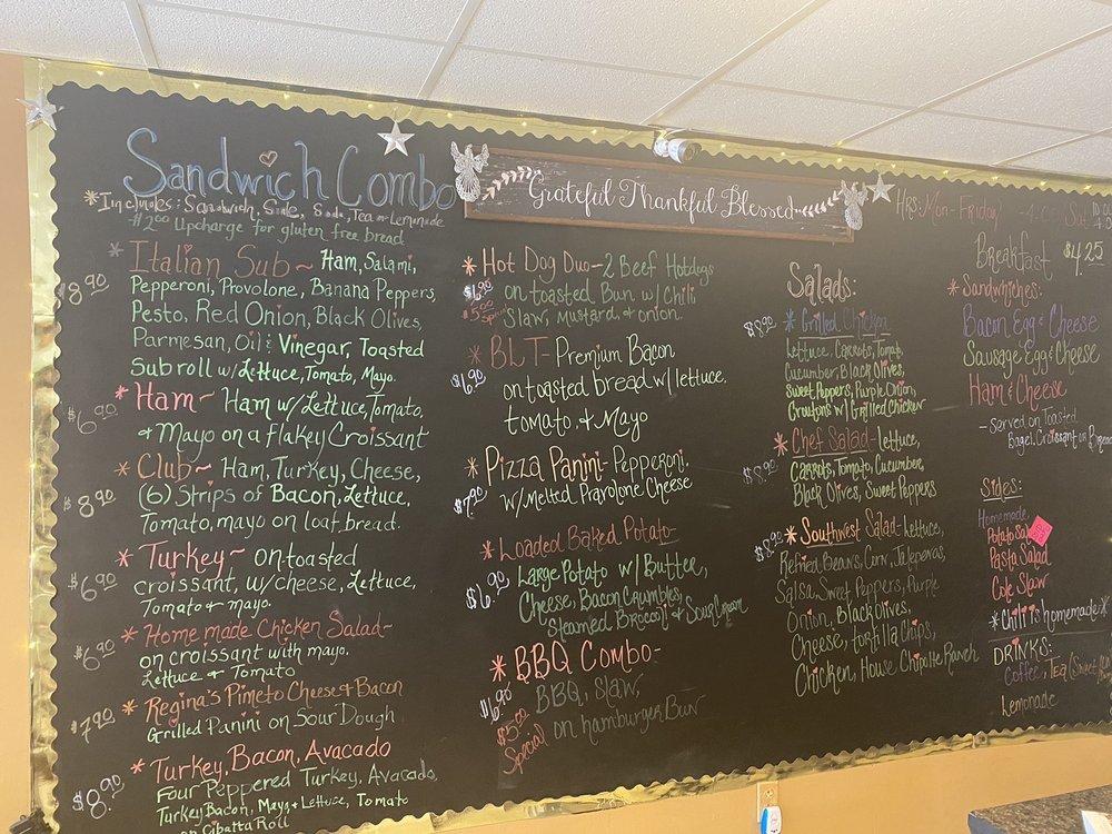 Menu at Holy Grounds Cafe and Gathering Place, Danville