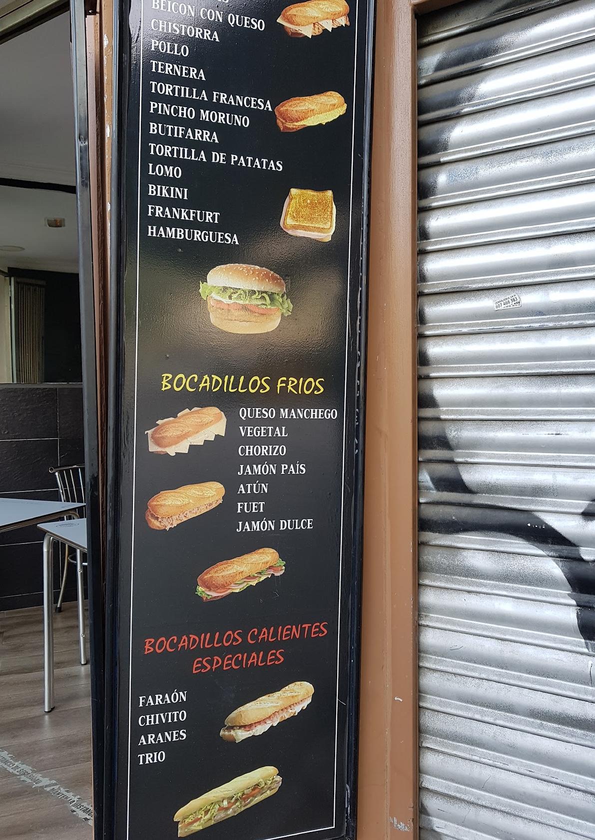Menu at Sm@rt Bar, Barcelona